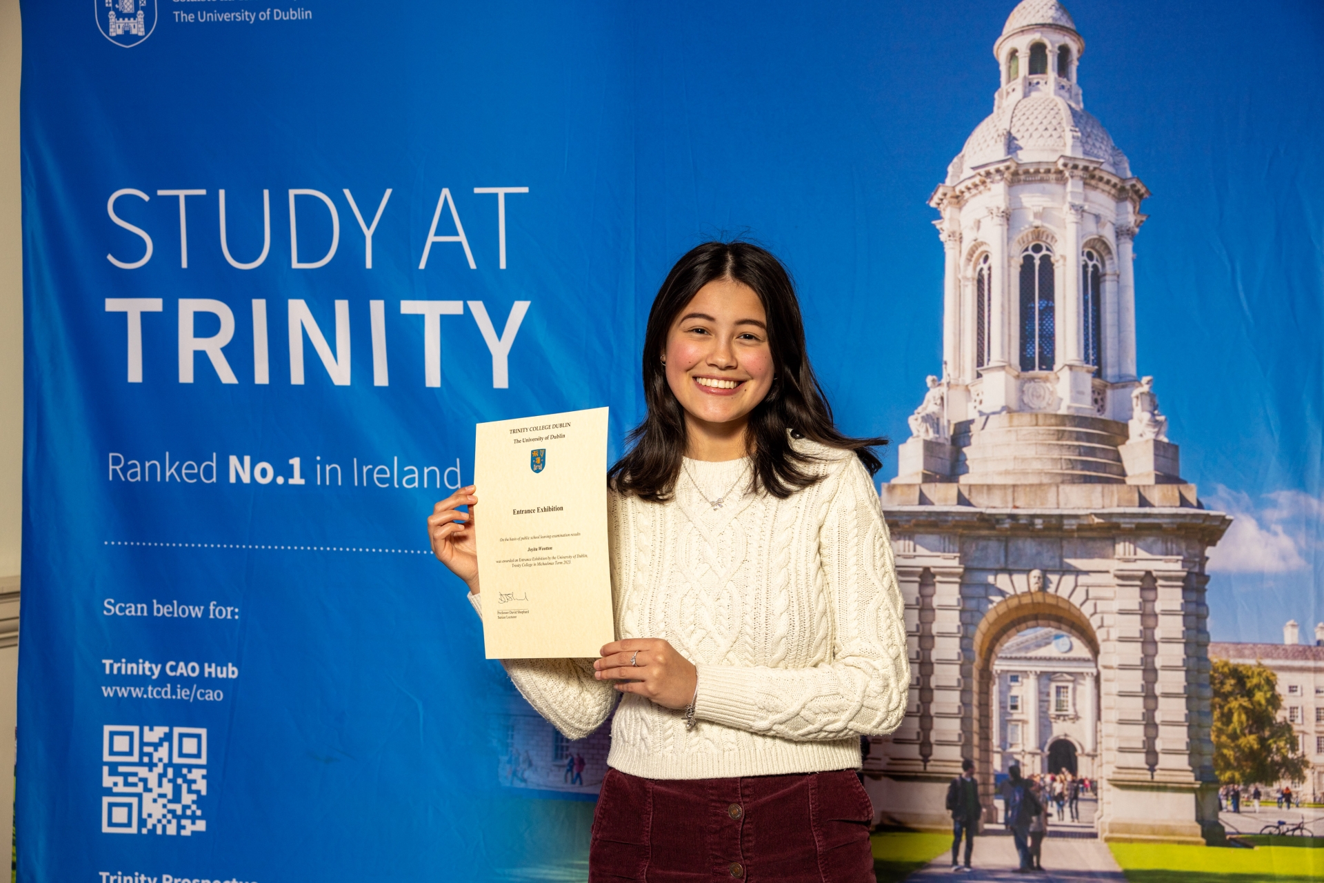 PICTURES: Tipperary students receive entrance awards from Trinity College Dublin - Ireland Live